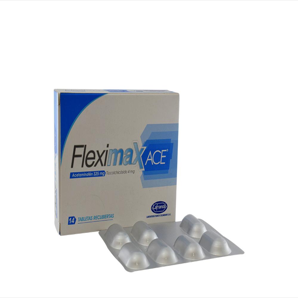 Fleximax Ace (325 mg / 4 mg) desde $ 78.250