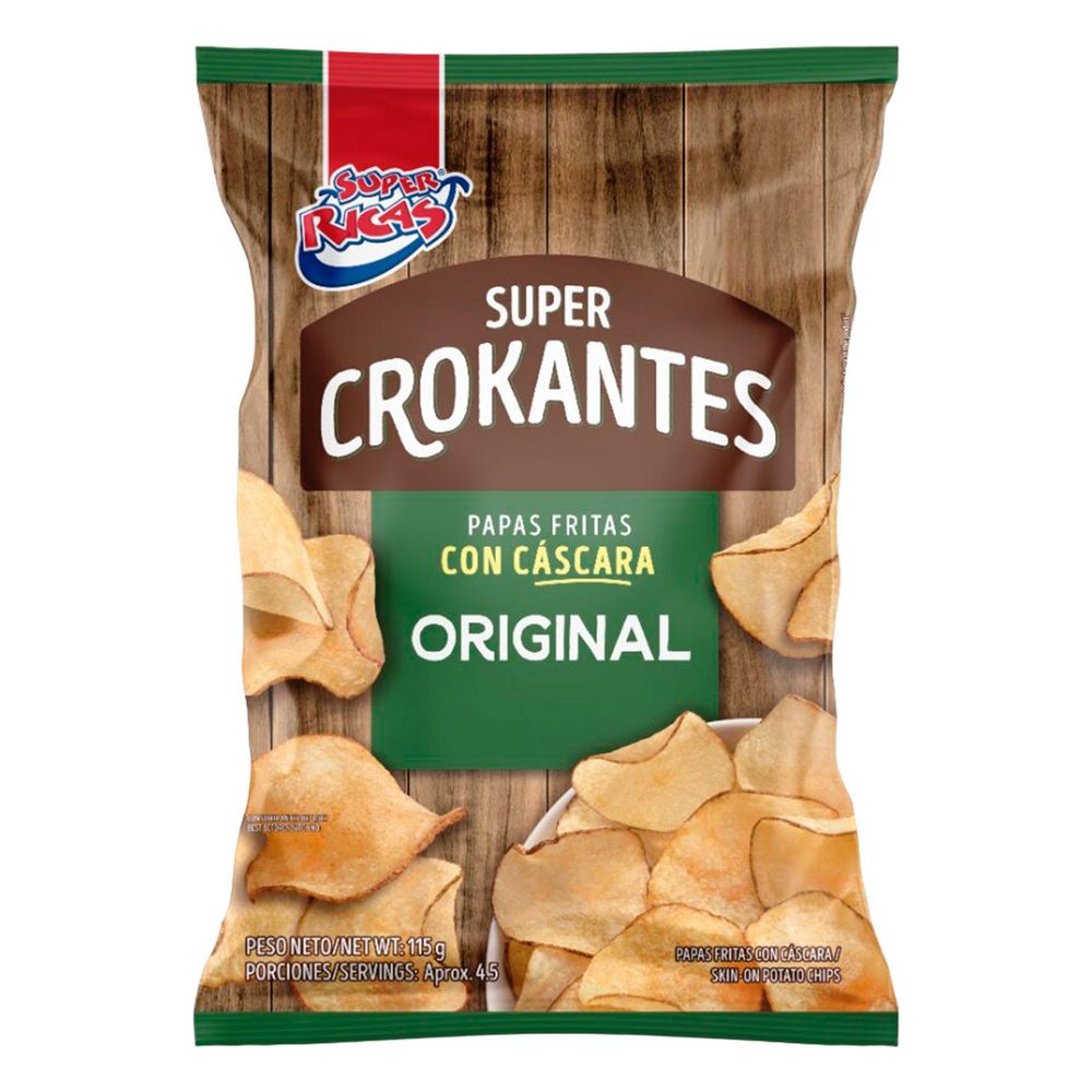 Papas Super Ricas Fritas Cáscara Original (115 Gr) - Rappi