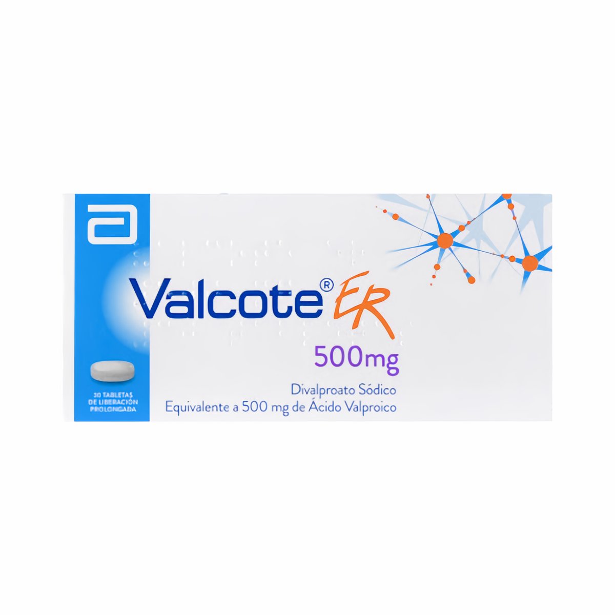 Valcote ER (500 mg) 30 Tabletas - Rappi