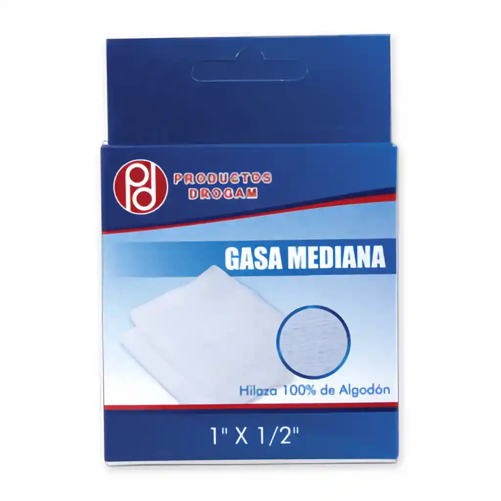 Drogam Gasa Aséptica Mediana 1X1/2 - Rappi