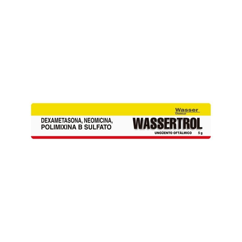 Wassertrol Ungüento Oftálmico (0.1 % / 0.35 % / 6000 IU) - Rappi