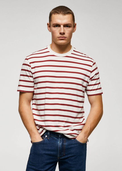 Camiseta French Rojo Talla XL Hombre Mango - Rappi