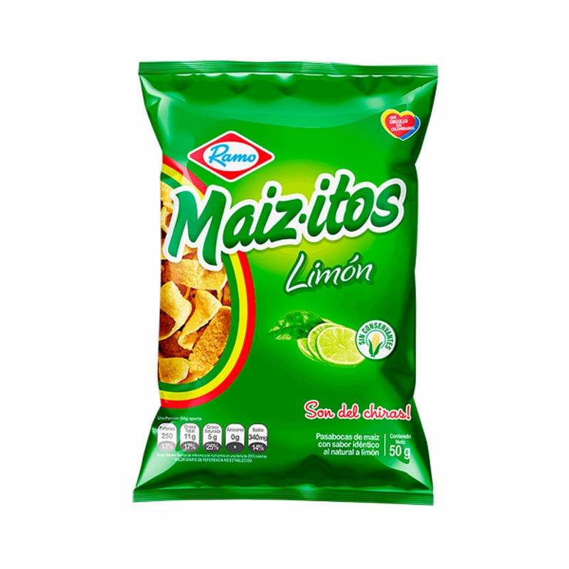 Maízitos Pasabocas de Maíz Sabor a Limón - Rappi