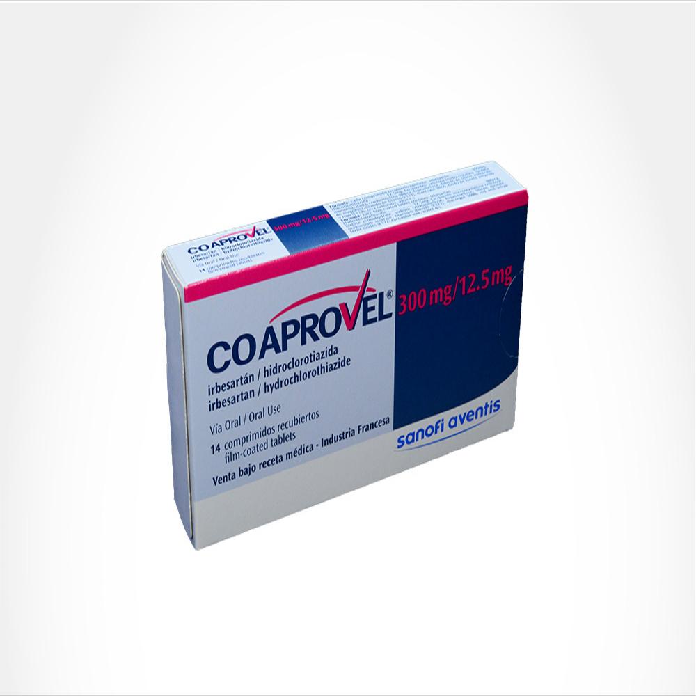 Coaprovel Sanofi Aventis 300 12 5 Mg 14 Tabletas A - Rappi
