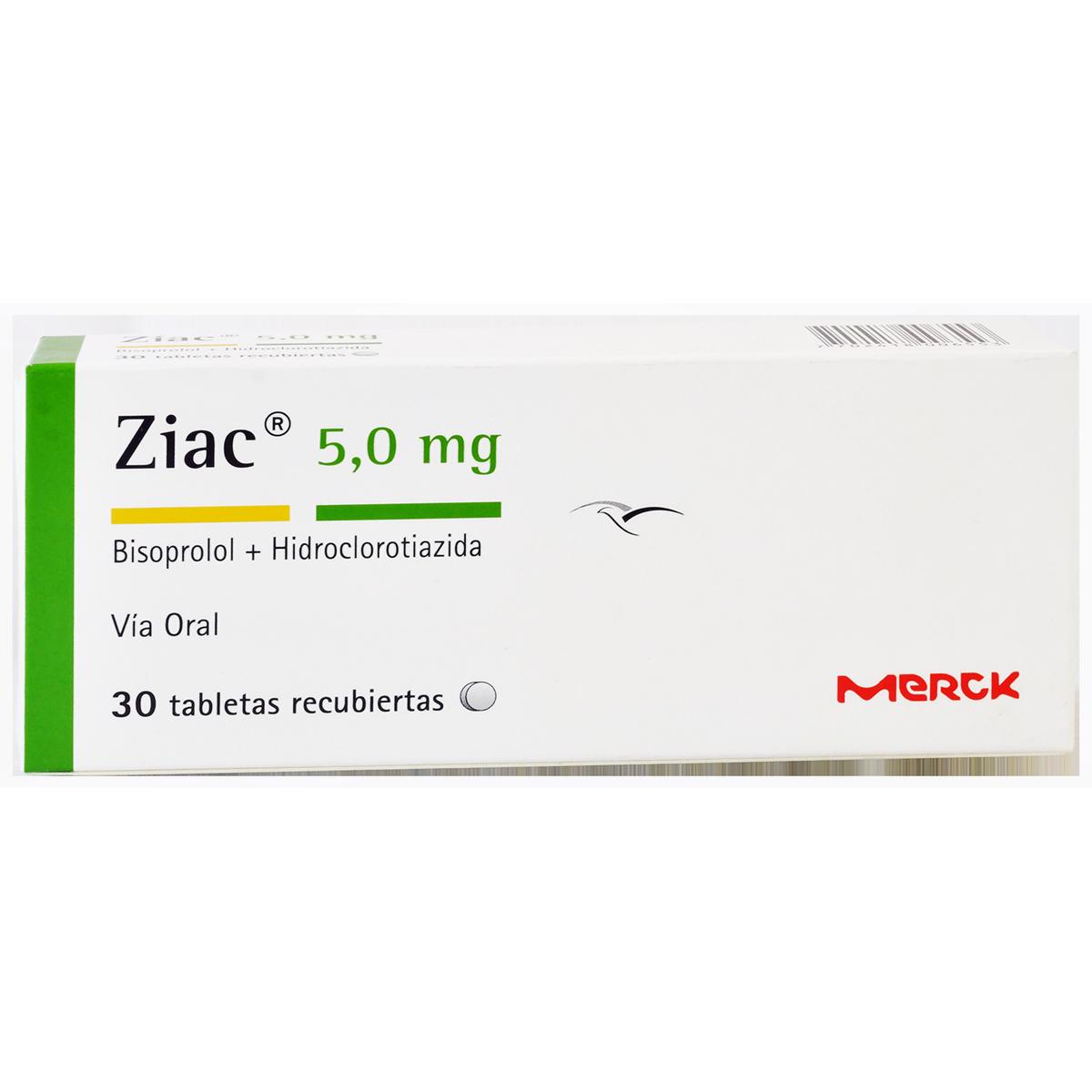 Ziac Medicamento en Tabletas Recubiertas - Rappi