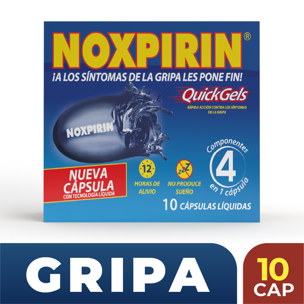 Noxpirin Antigripal en Quickgels - Rappi