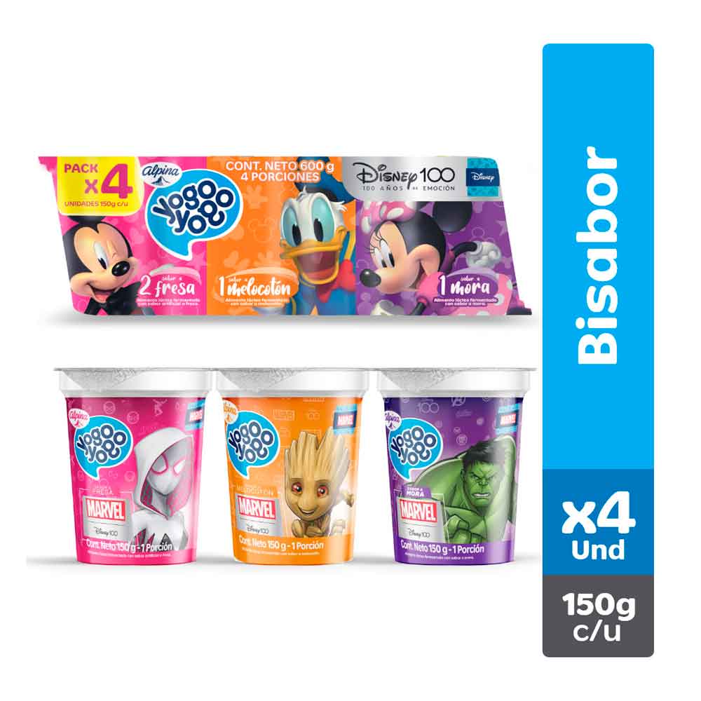 Yogo Yogo Yogurt Sabores Surtido Precio - Rappi