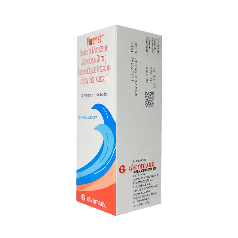 Furomet Suspensión para Inhalación Nasal (50 mcg) - Rappi