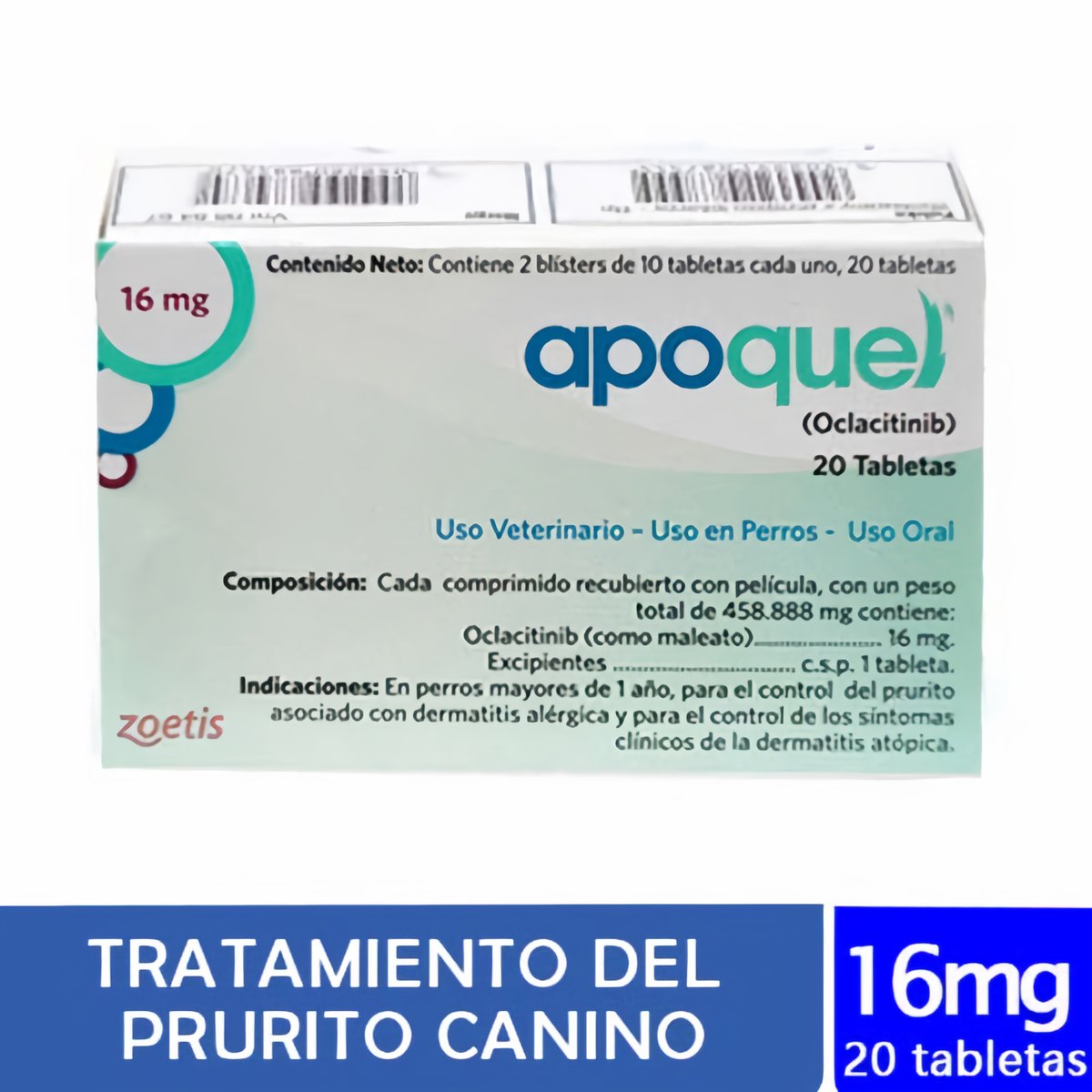 Apoquel Tabletas para Perros (16 mg) - Rappi