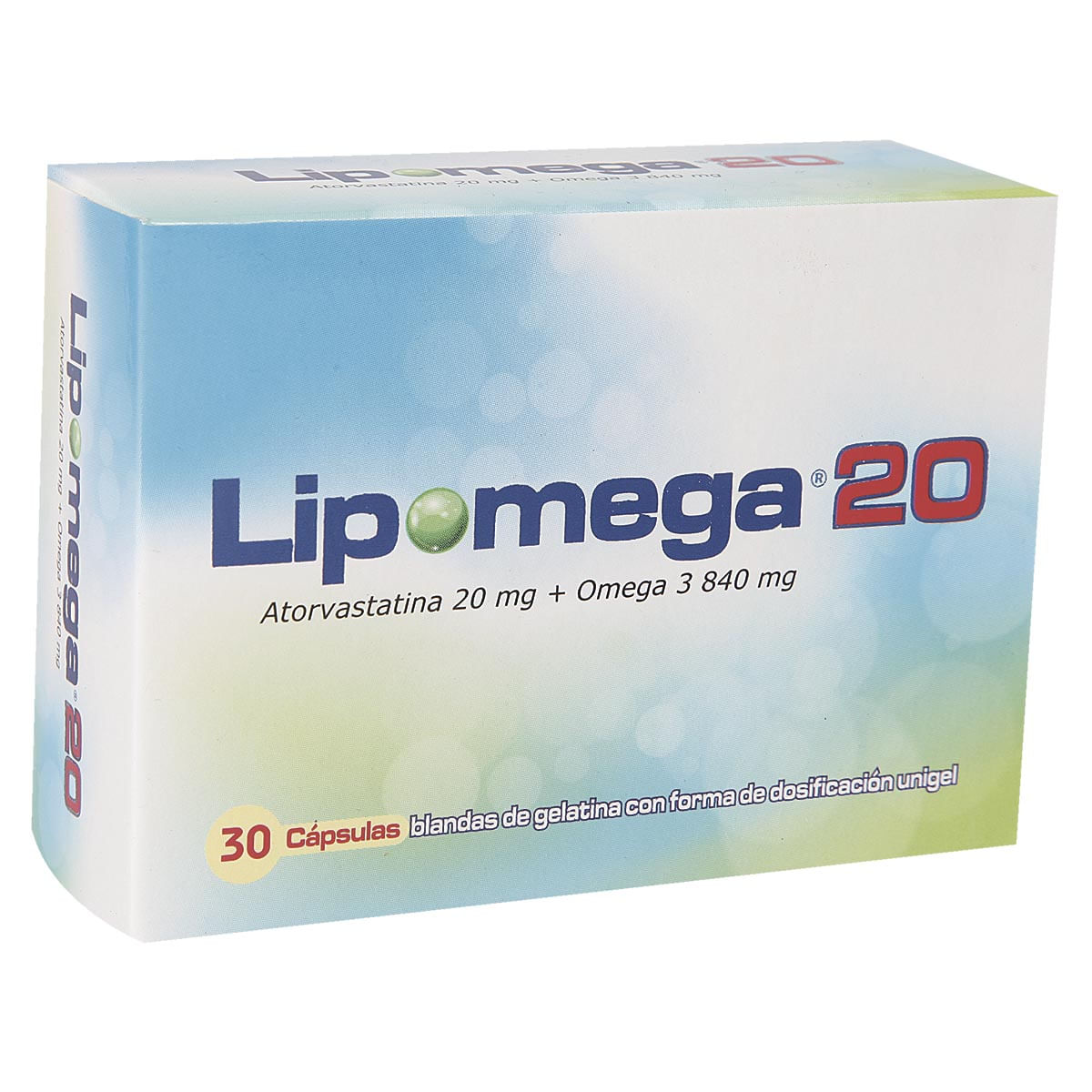 Lipomega Cápsulas (20 mg/ 840 mg) - Rappi