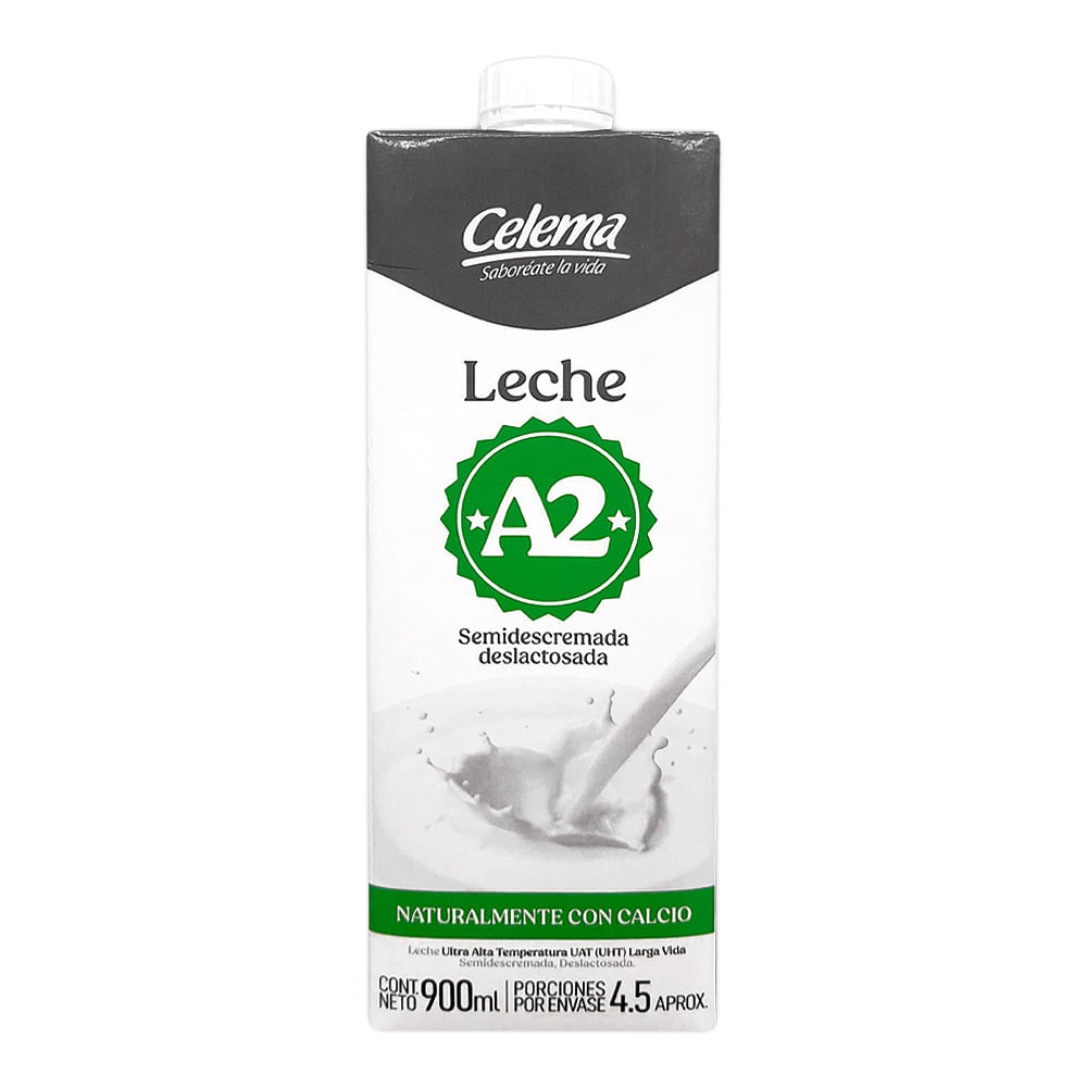 Leche Celema A2 Semidescremada Semideslactosada - Rappi