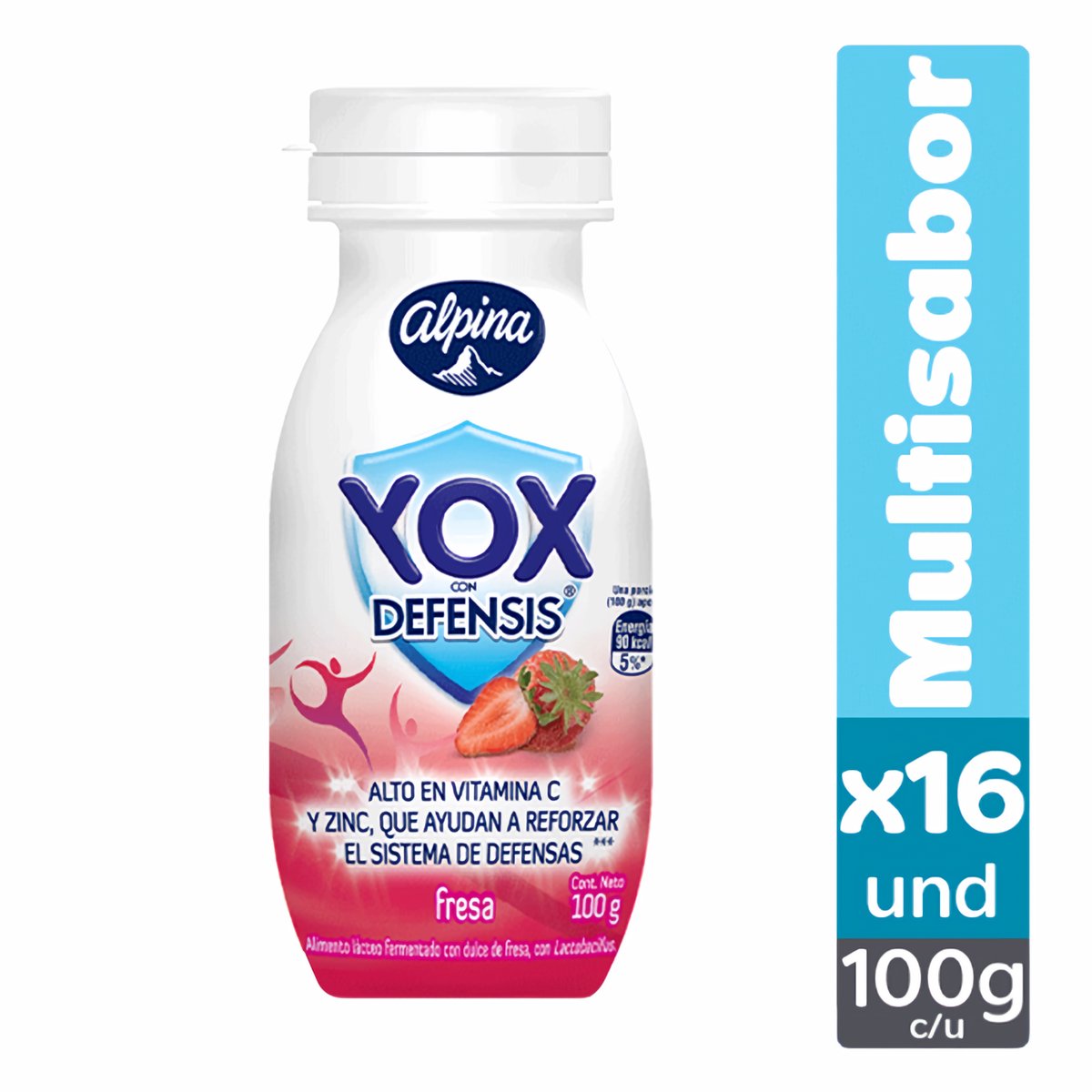 Yox Alimento Lácteo con Defensis Multisabor x 16 Unidades desde $ 31.500