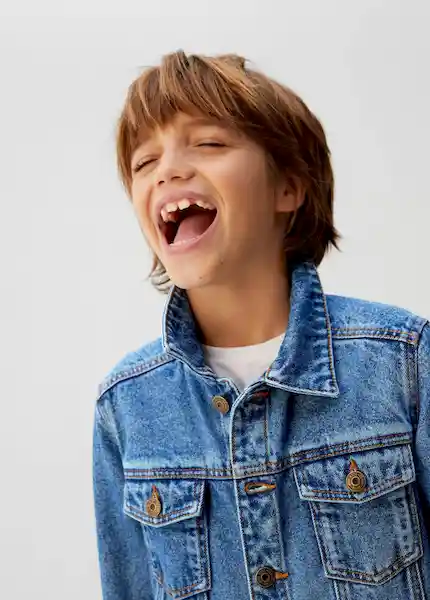 Mango Chaqueta John Tejano Medio Talla 07 - Rappi