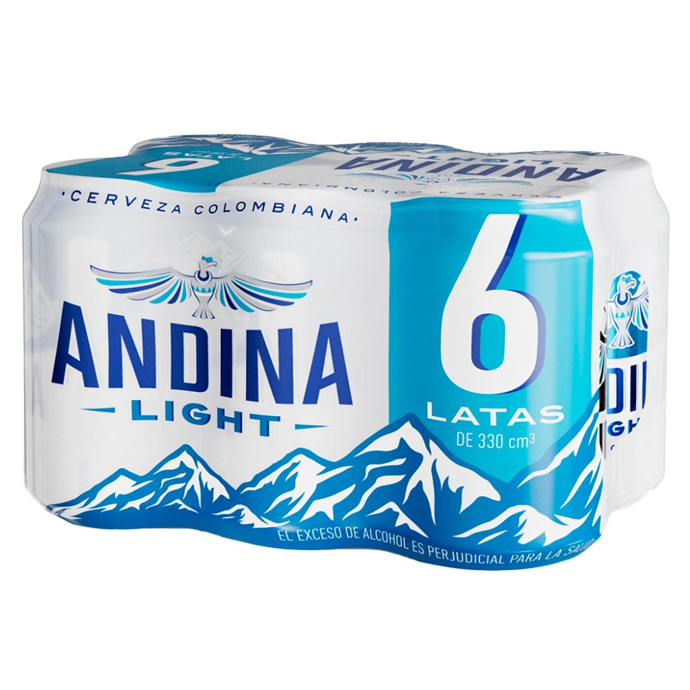 Andina Pack Cerveza Light 330 mL x 6 Und - Rappi