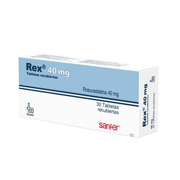 Rex (40 mg) 30 Tabletas Recubiertas - Rappi