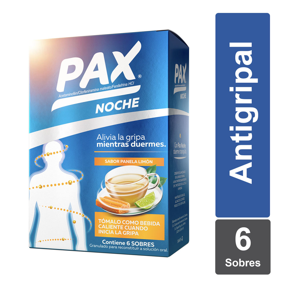 Pax Polvo Granulado Noche Sabor a Panela y Limón - Rappi