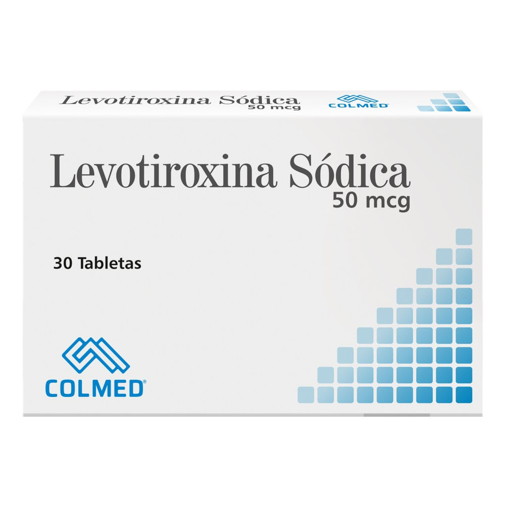 Colmed Levotiroxina Sódica (50 Mcg) - Rappi