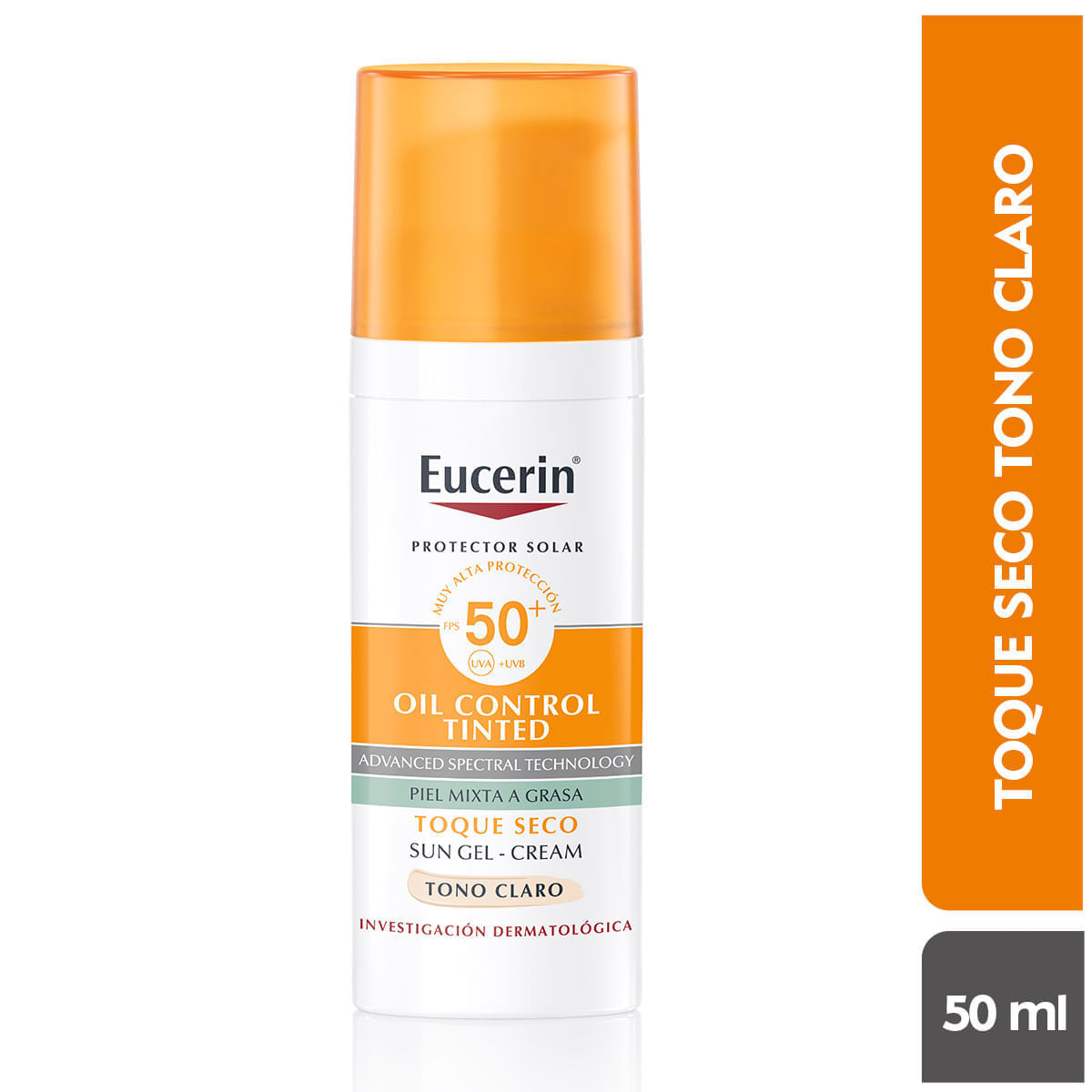 Eucerin Protector Solar Oil Control Tinted Tono Claro Fps 50+ desde ...