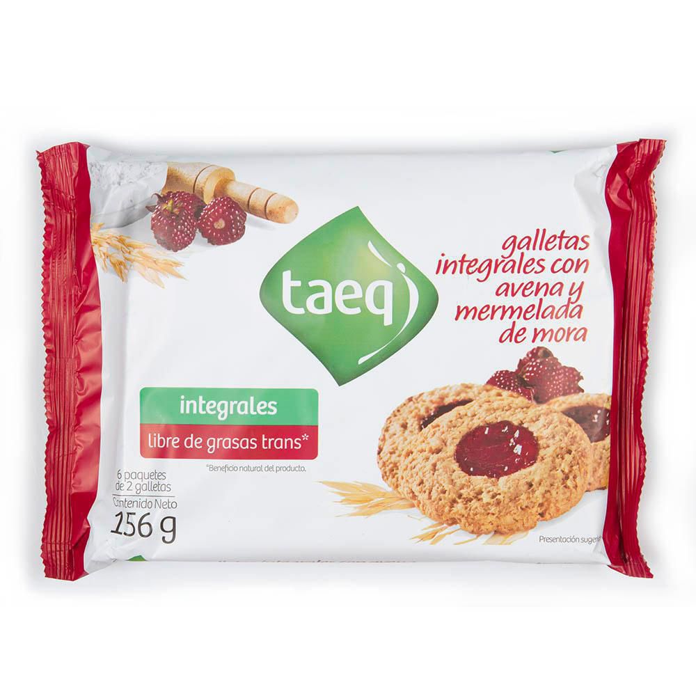 Taeq Galletas Integrales con Avena y Mermelada de Mora - Rappi