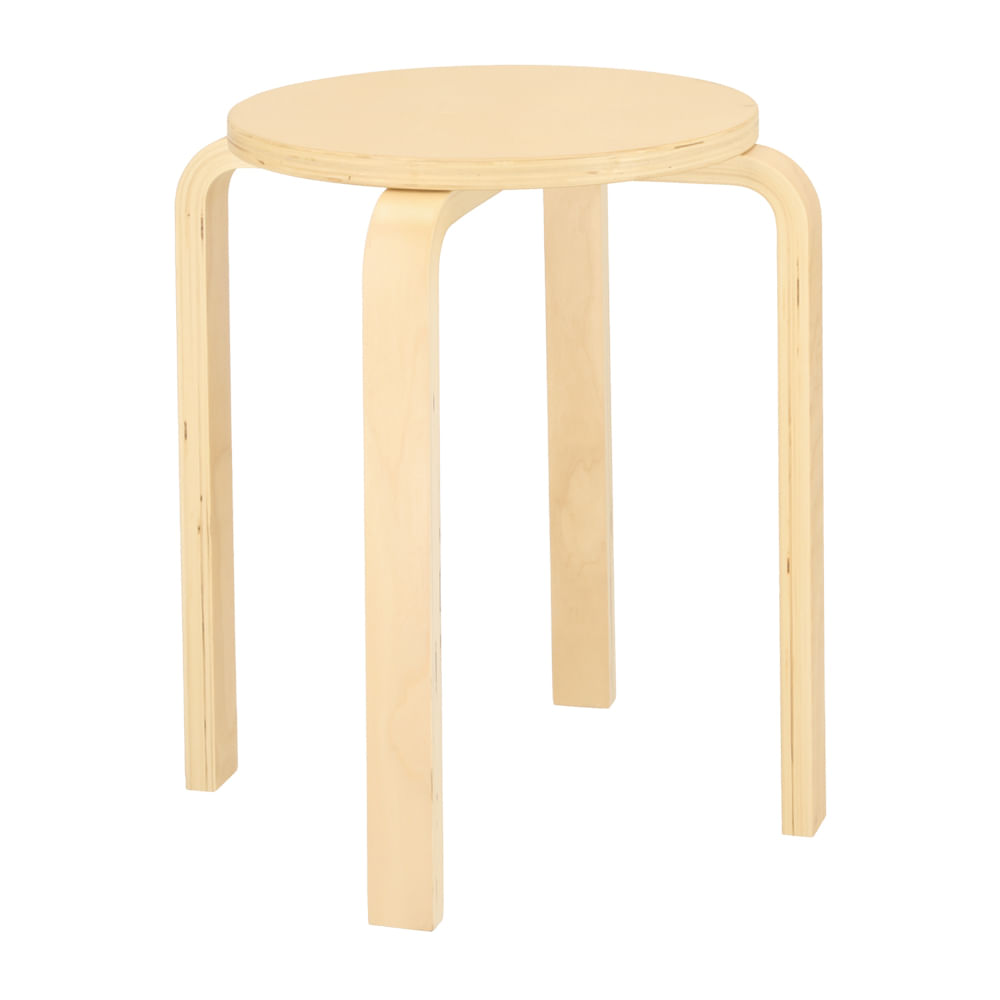Casaideas Butaco Diseño Madera Crudo Diseño 0113 - Rappi