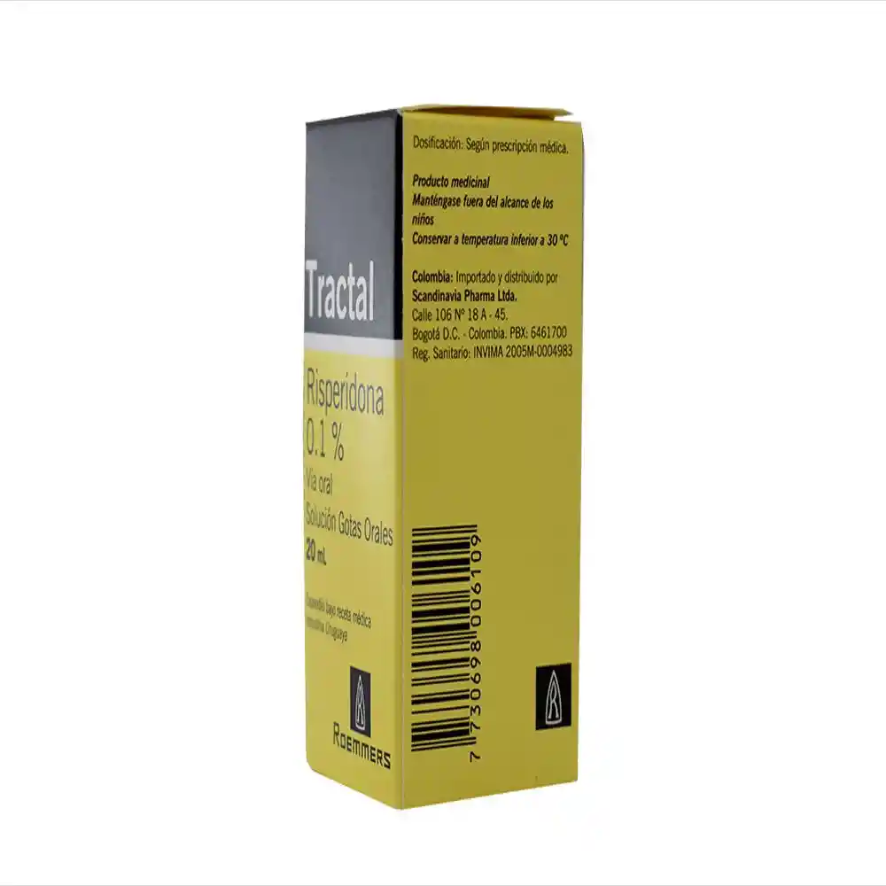 Tractal Sedante en Solución Gotas Orales desde $ 12.800