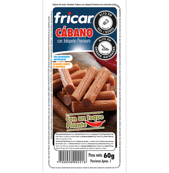 Cábano con jalapeño fricar - Rappi