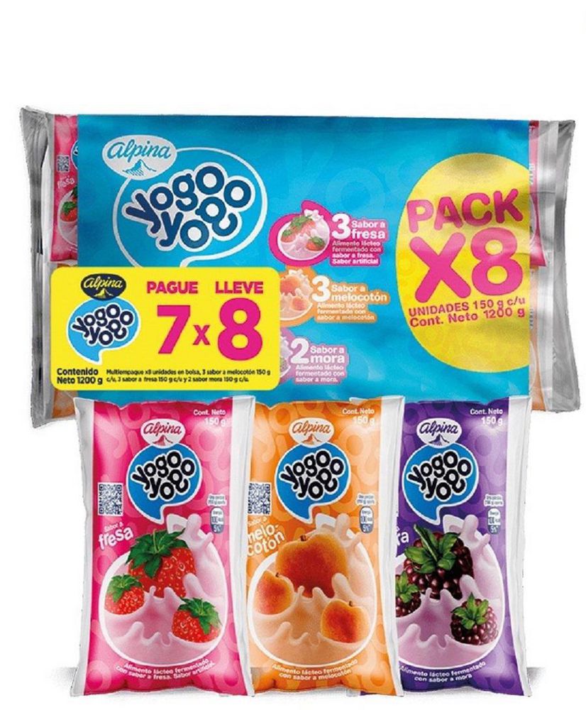 Yogurt Bebida Lactea Yogo Yogo - Rappi