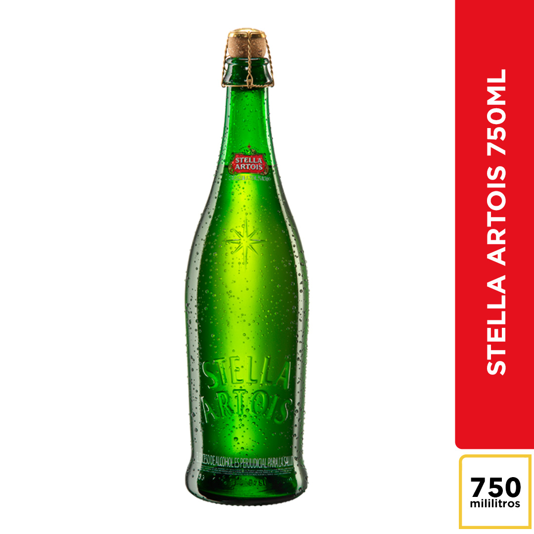 Cerveza Stella Artois - Botella 750 ml x1 - Rappi