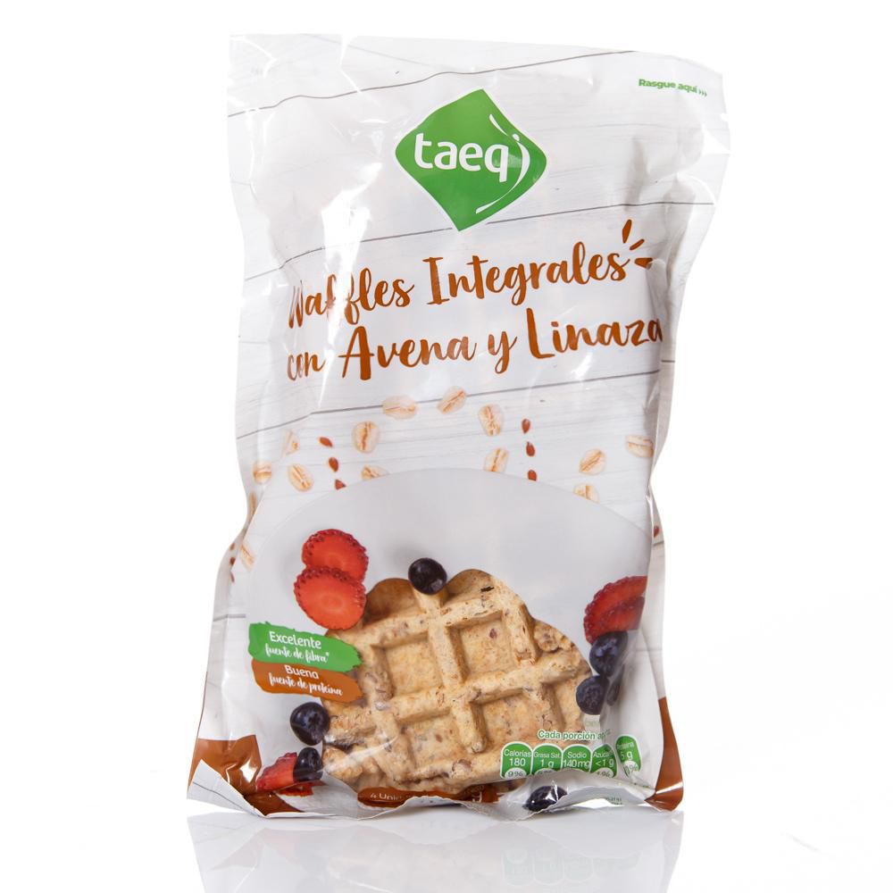 Taeq Waffles Integrales con Avena y Linaza - Rappi