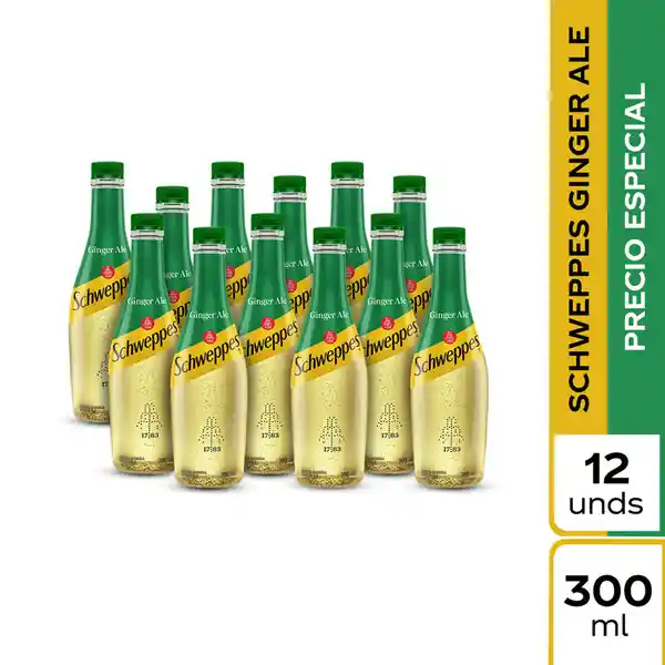 Bebida Schweppes Gaseosa Ginger Ale(3600 Ml) - Rappi