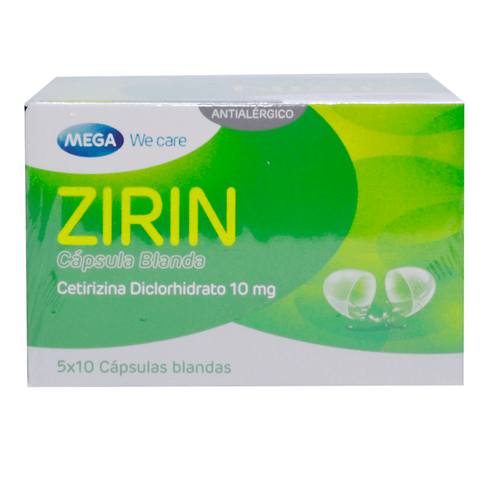 Zirin 50 Capsulas - Rappi