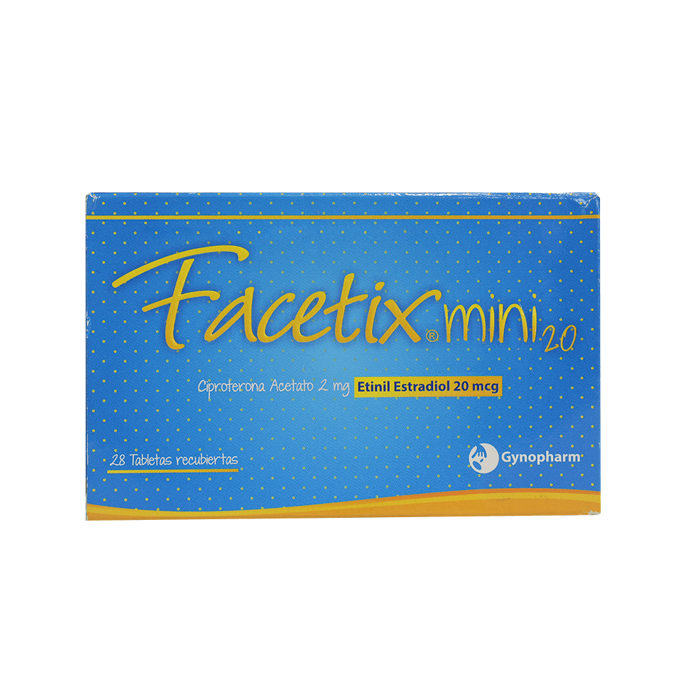 Facetix Tabletas (2 mg / 20 mcg) Precio - Rappi
