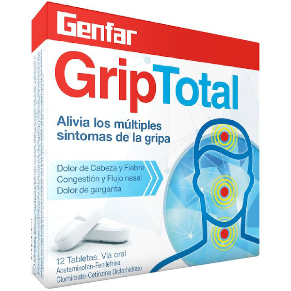 Griptotal (500 mg / 10.0 mg / 5.0 mg) - Rappi