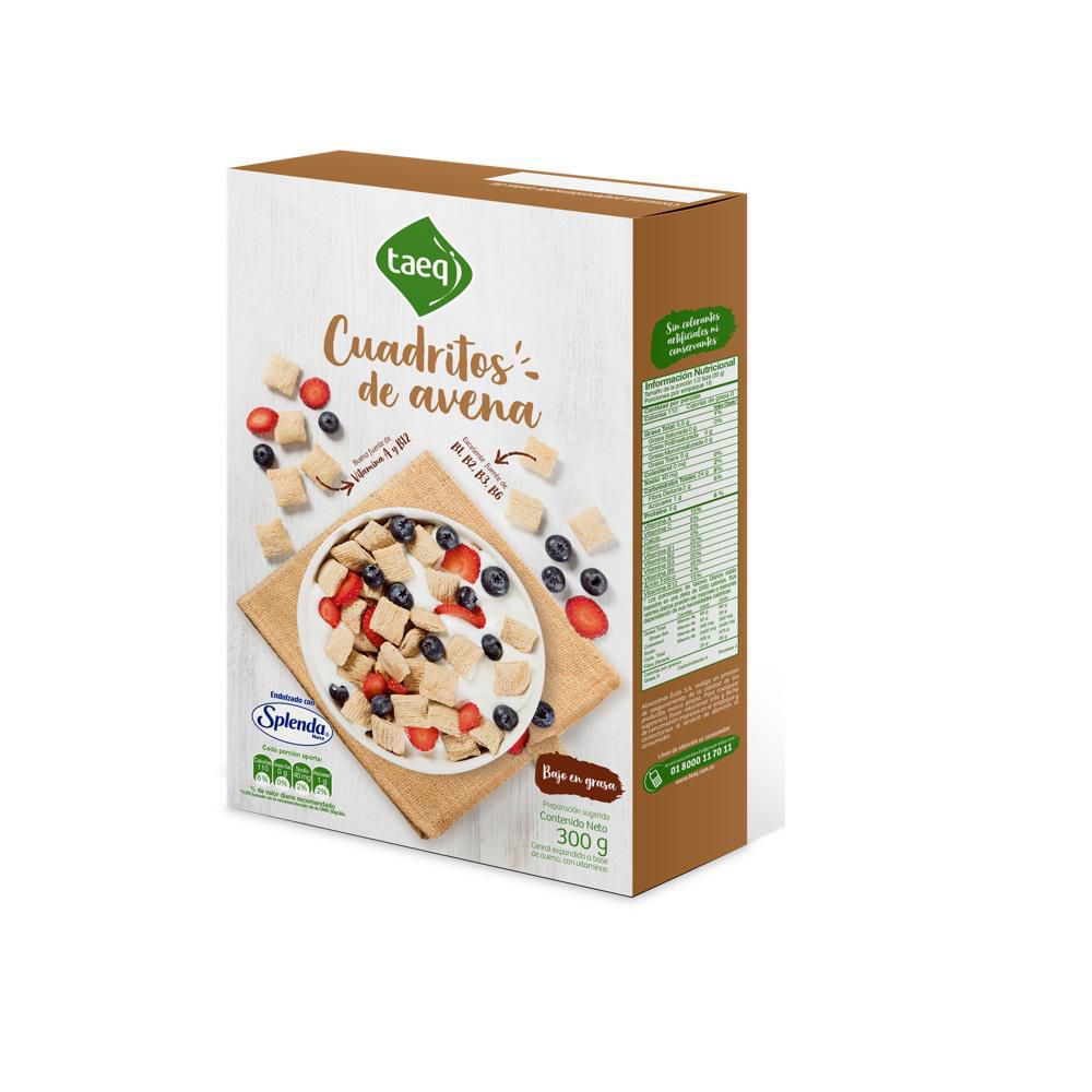 Taeq Cereal Cuadritos de Avena - Rappi