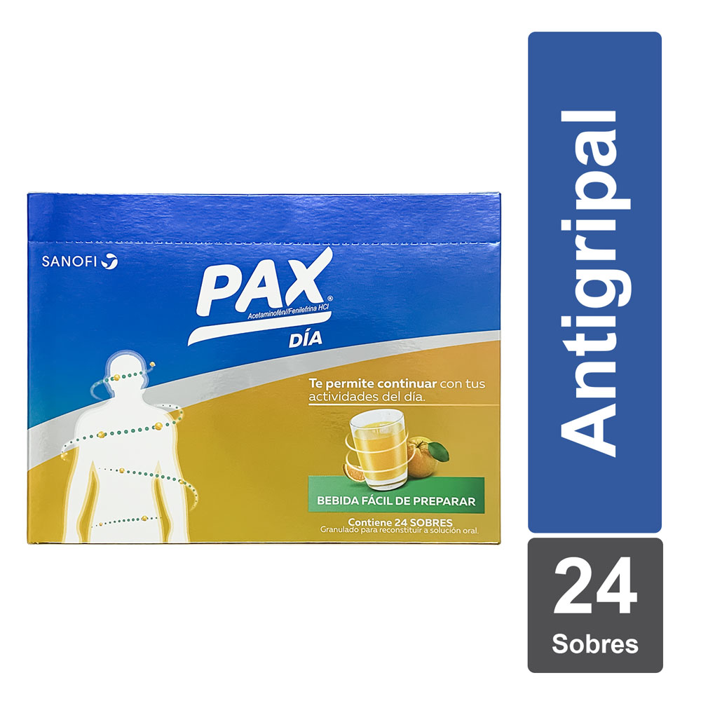 Pax Antigripal en Polvo Sabor Naranja para Uso Día desde $ 55.680