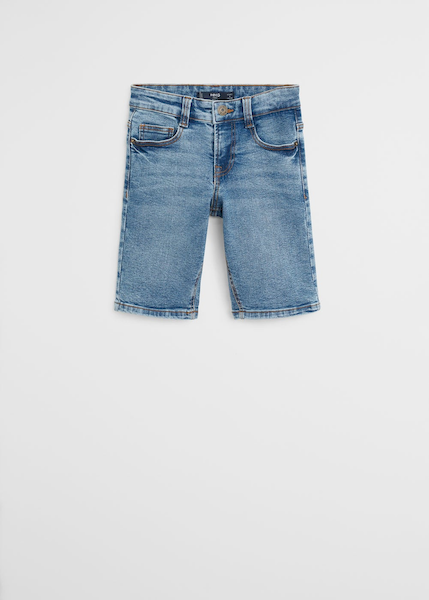 Mango Bermuda John Tejano Medio Talla 06 - Rappi