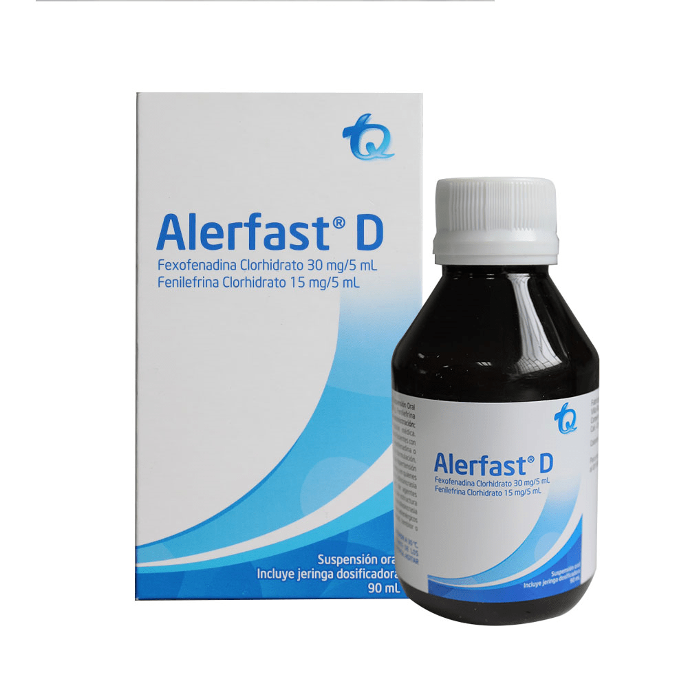 Alerfast D Suspensión Oral (30 mg/15 mg) 90 mL - Rappi