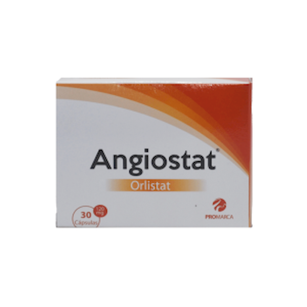Angiostat Inhibidor de las Lipasas (120 mg) Cápsulas - Rappi
