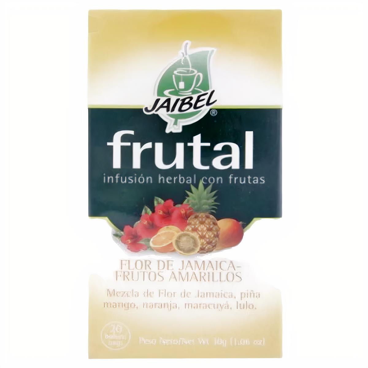 Jaibel Frutal Infusión Herbal con Frutas Flor de Jamaica - Frutos ...