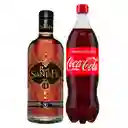 Ron Santa Fe Añejo 750Ml + Gaseosa Coca Cola 1.5Lt Original desde $ 53.800