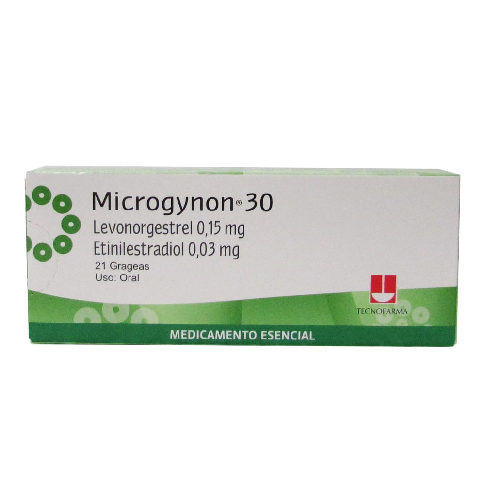 Microgynon 30 (0.15 mg / 0.03 mg) desde $ 6.150