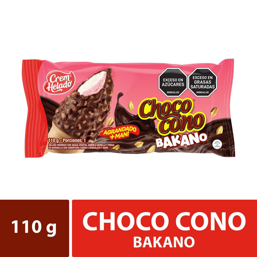 Chococono Cono de Helado Cremoso Bakano - Rappi