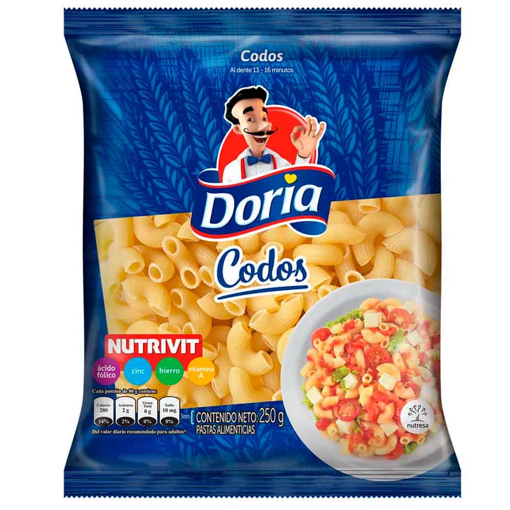 Doria Pasta Codo Clásico Precio - Rappi