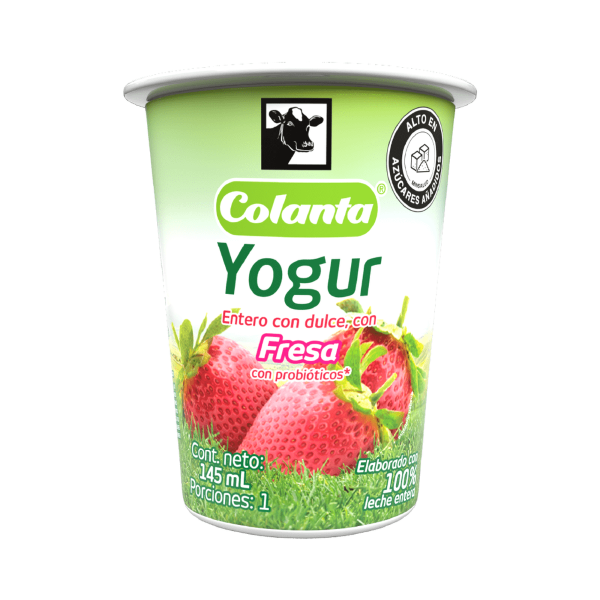 Colanta Yogur Entero Sabor Fresa - Rappi