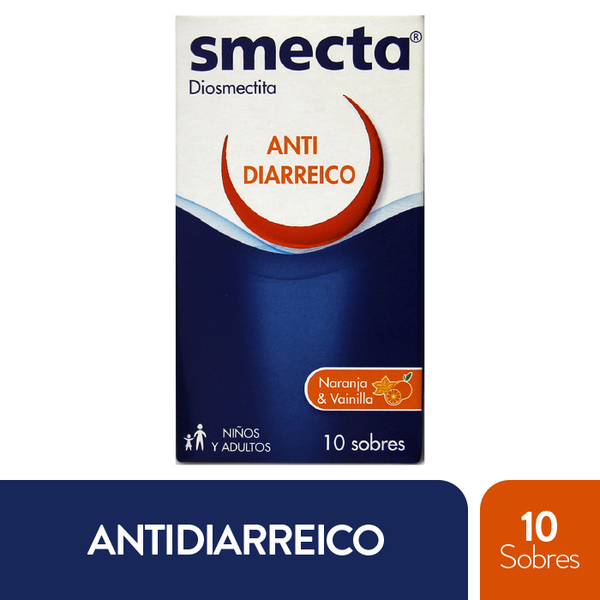 Smecta Polvo para Solución Oral con Sabor a Naranja y Vainilla desde ...