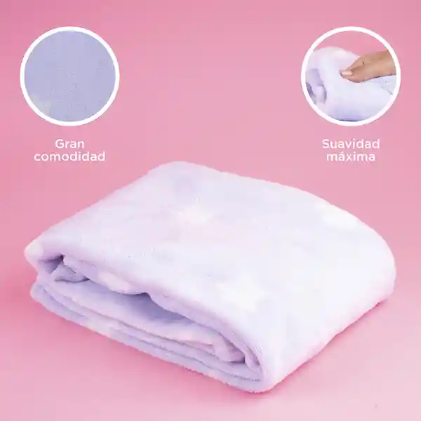 Manta Serie Estrellas Lila Miniso - Rappi