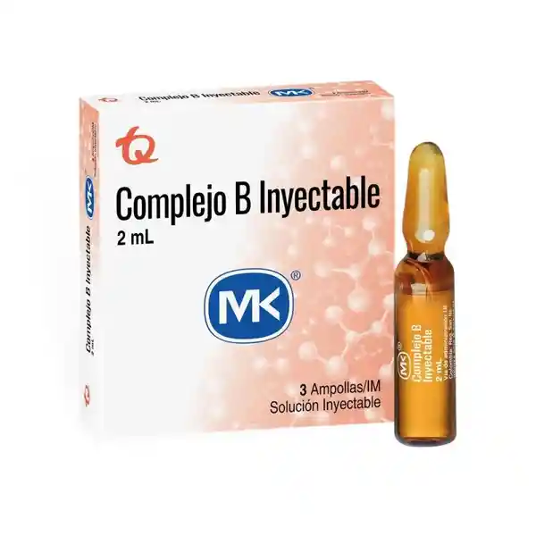 Mk Complejo B Solución Inyectable (10 mg) 3 Und - Rappi