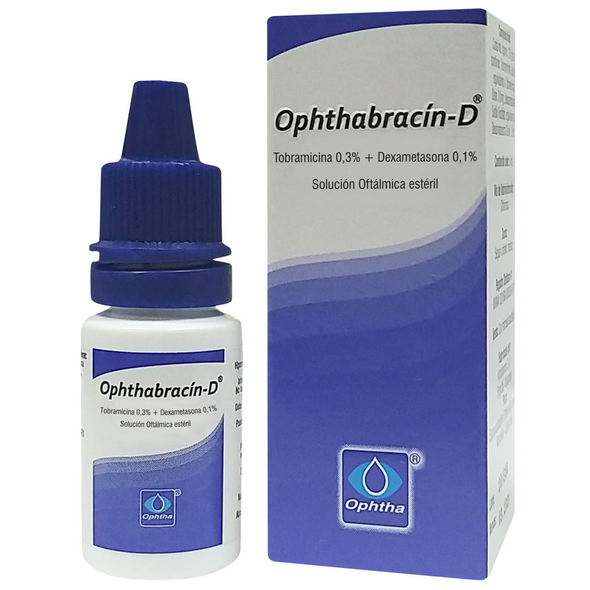 Ophthabracin D Solución Oftálmica Esteril (0.3% / 0.1 %) 5 mL - Rappi