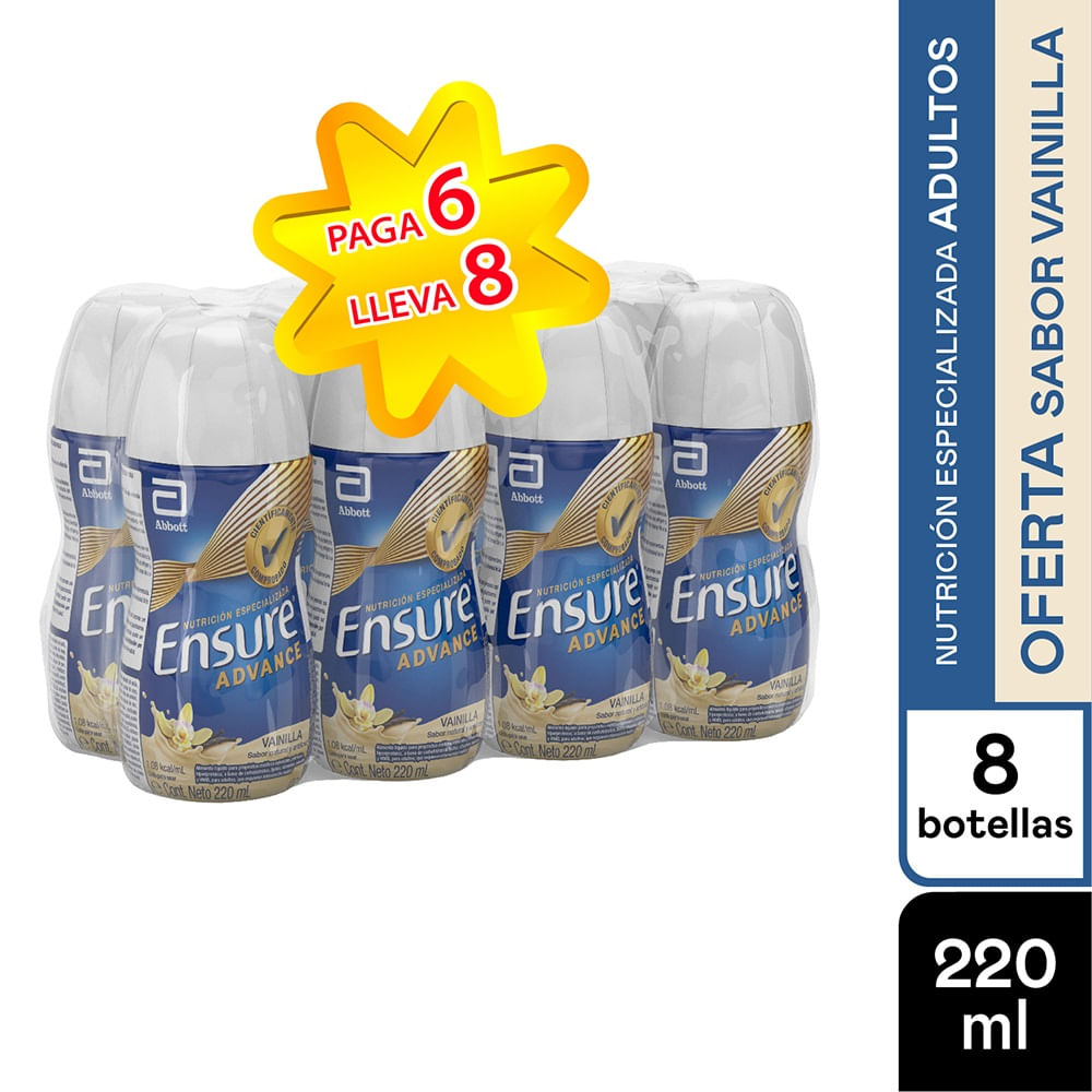 Ensure Bebida Suplemento Nutricional Sabor a Vainilla - Rappi