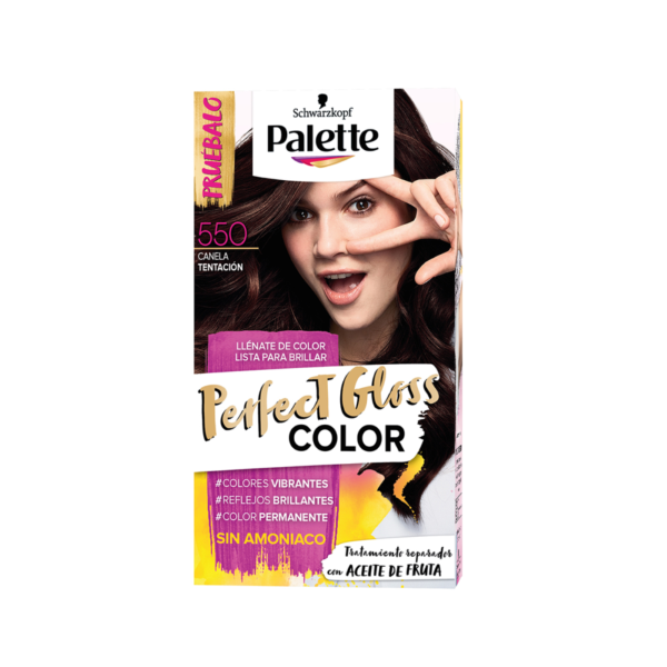 Palette Perfect Gloss Tinte Canela Tentación 550 100 mL - Rappi